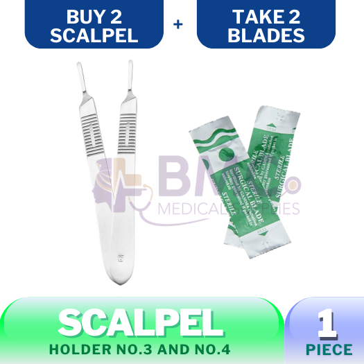 Scalpel Holder | Medical Scalpel (BUY 2 SCALPEL GET 2 BLADES - PROMO 1 ...