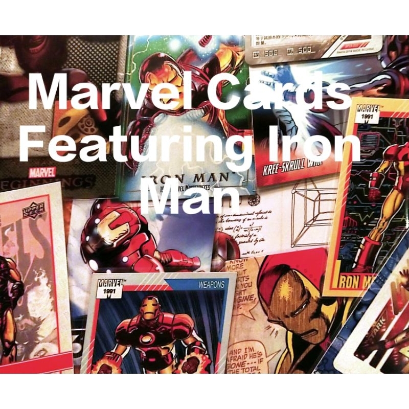 Marvel Cards Featuring Iron Man | Shopee Philippines