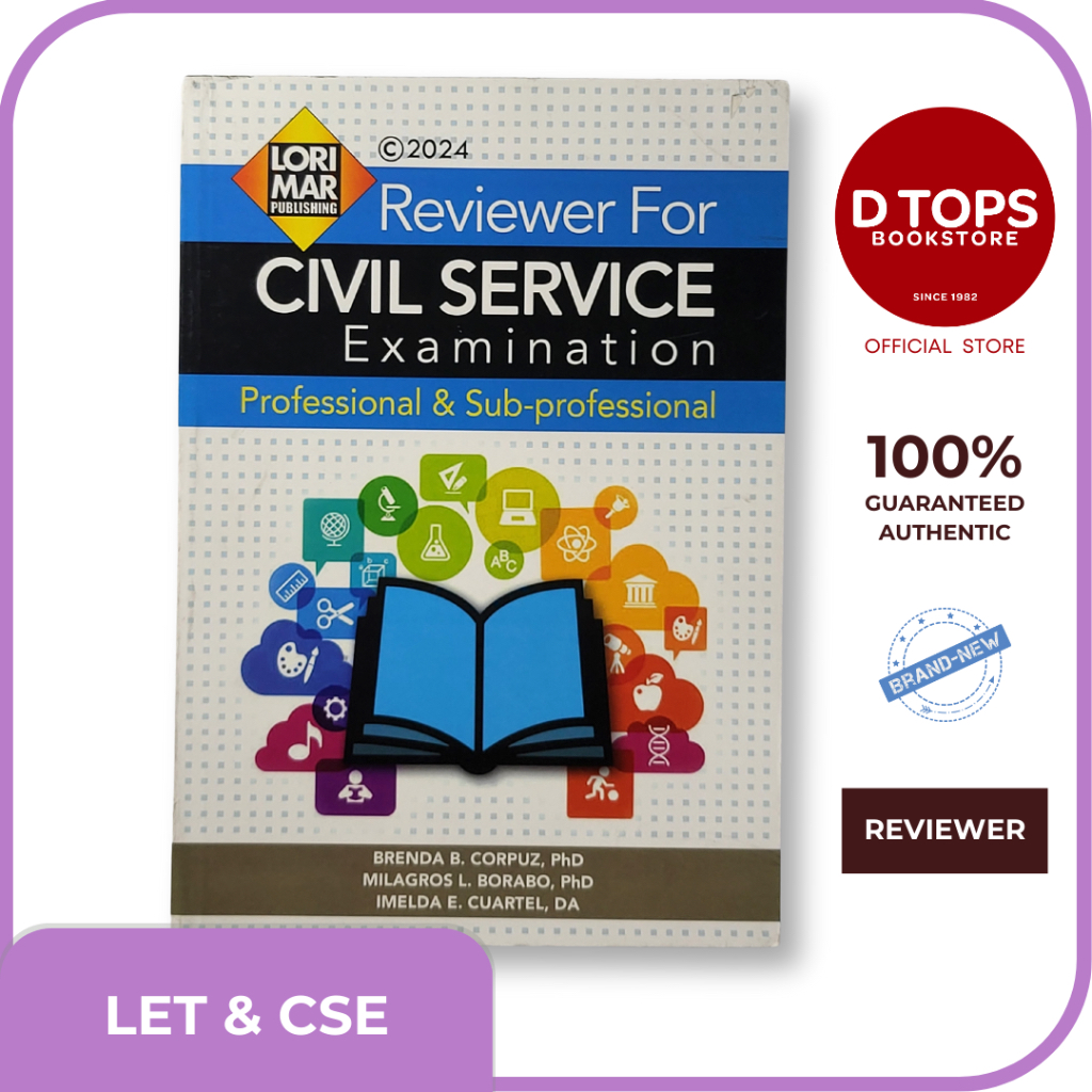 REVIEWER FOR CIVIL SERVICE EXAMINATION PROFESSIONAL & SUB-PROFESSIONAL ...