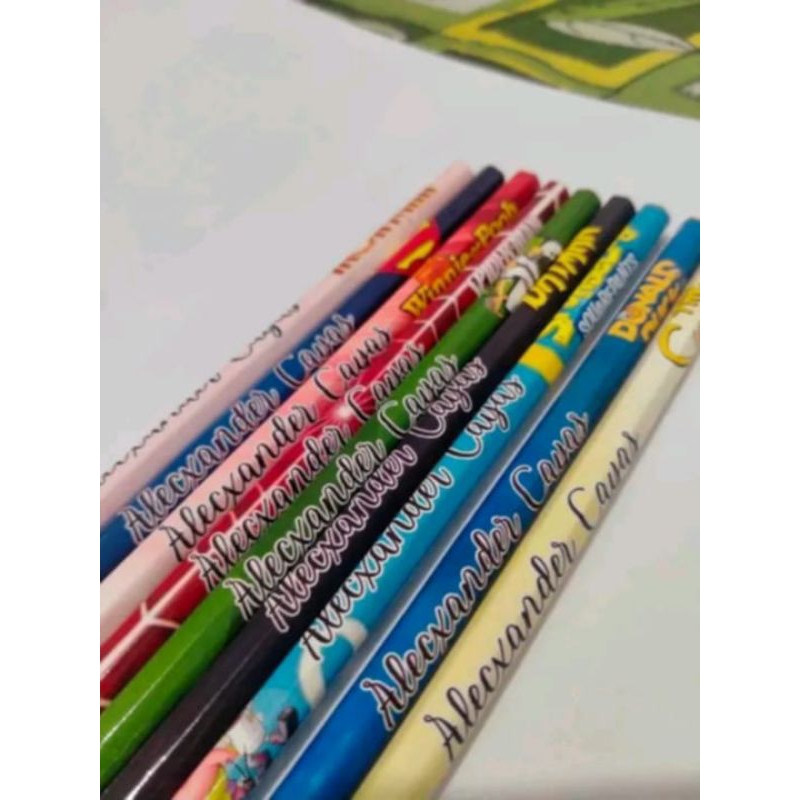Personalized Pencil (wrap with name sticker) | Shopee Philippines