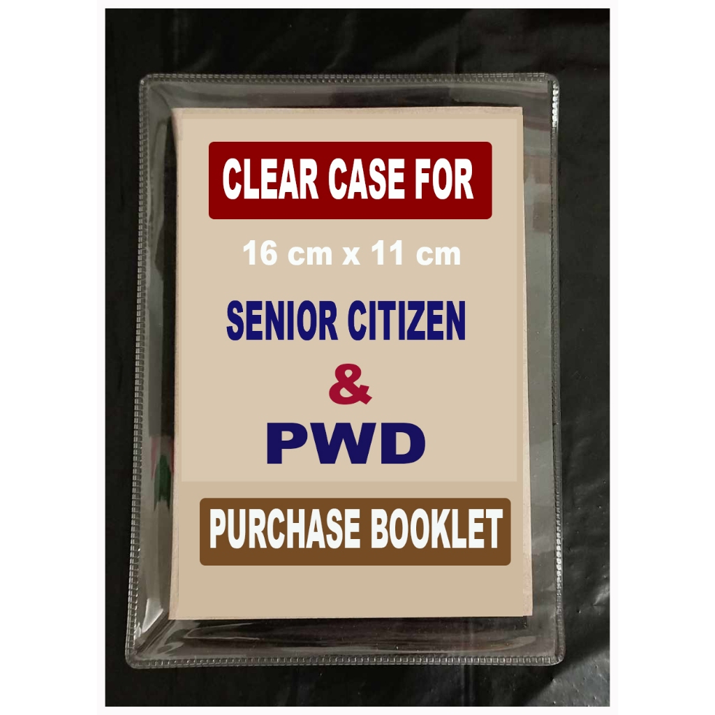 SENIOR CITIZEN BOOKLET CASE / CASE FOR SENIOR CITIZEN AND PWD PURCHASE ...