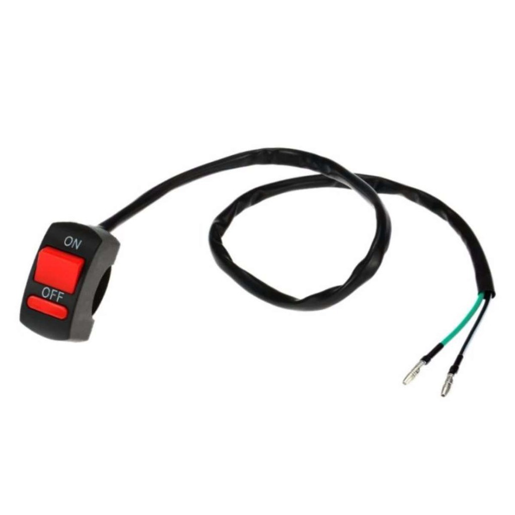 Motorcycle ATV Light Switch On/Off Button Universal | Shopee Philippines