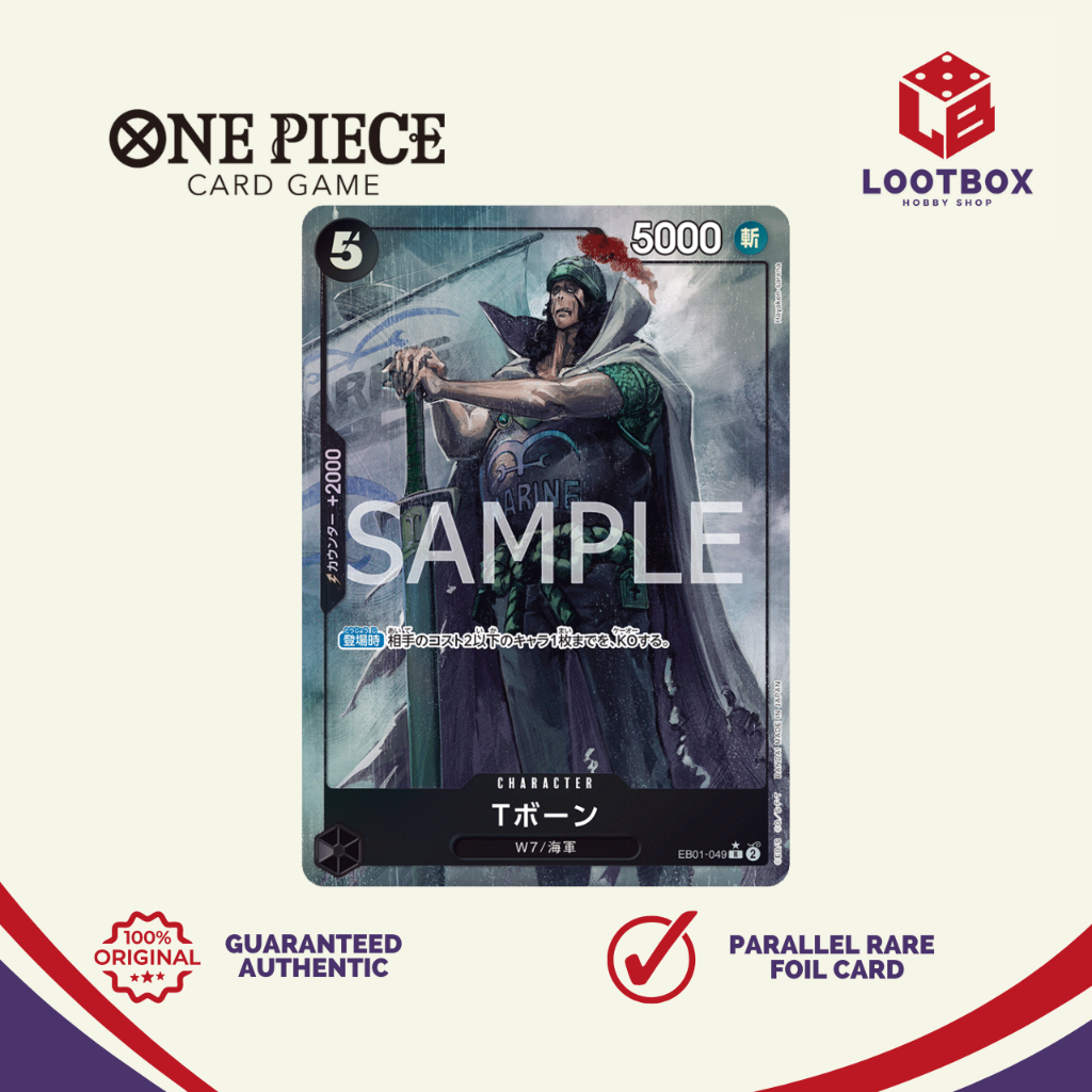 One Piece Card Game: EB01-049 T-Bone (Parallel Rare) - EB01 Memorial Collection | Shopee Philippines