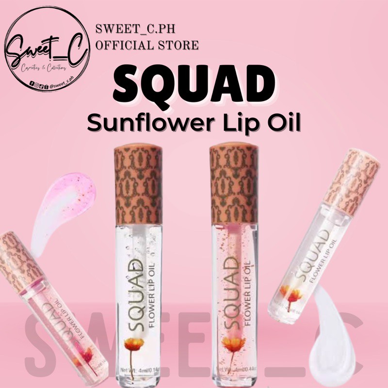Squad Cosmetics Flower Lip Oil | Shopee Philippines