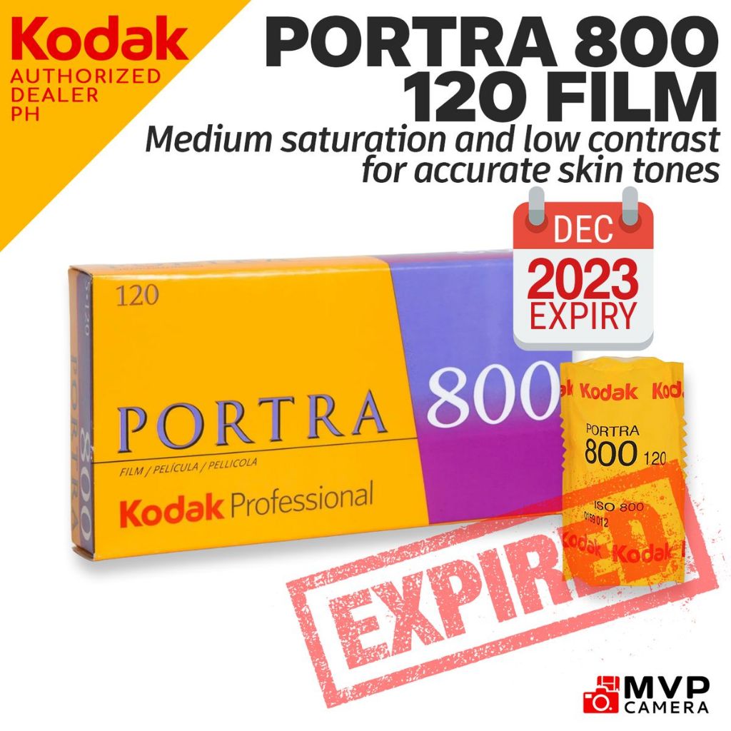 KODAK PORTRA 800 Professional 120 Color Expired Negative Film C41 ...