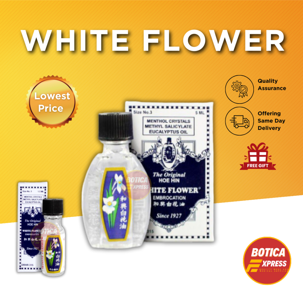WHITE FLOWER IOL (1.5ml & 2.5ml) | Shopee Philippines