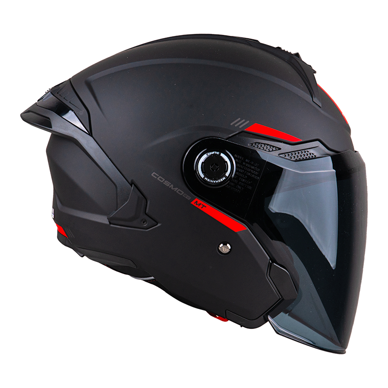 MT Cosmo SV PD - SOLID Dual Visor Open Face Helmet (FREE CLEAR VISOR ...