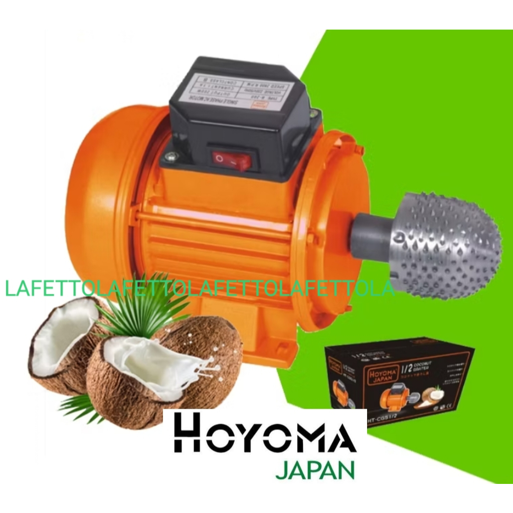 100% ORIGINAL HOYOMA JAPAN COCONUT GRATER 1/2HP SHEDDER RESTOCK NOW ...