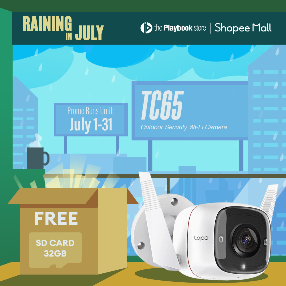 TP-Link Tapo TC65 3MP Outdoor WiFi IP Camera Advanced Night Vision ...