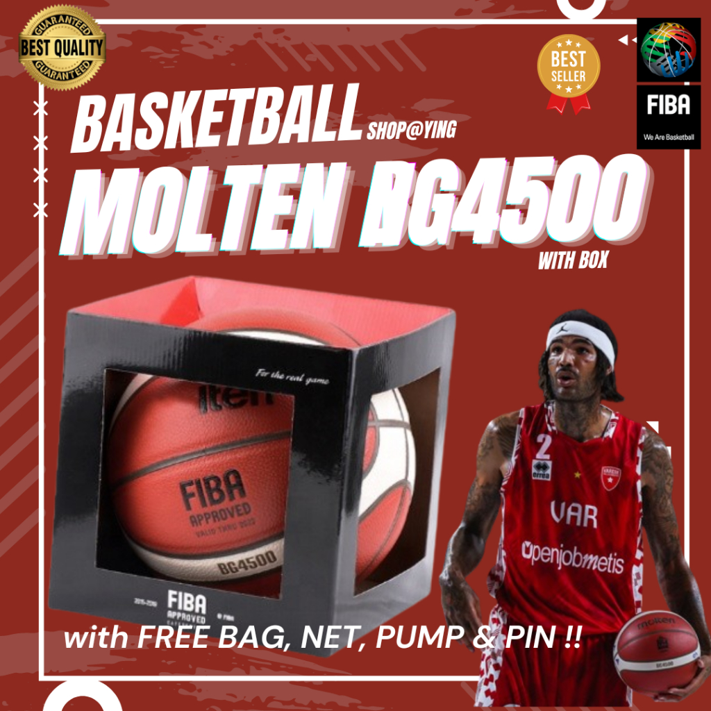 NEW MODEL Original Molten BG4500 Basketball PREMIUM Molten size 7 w ...