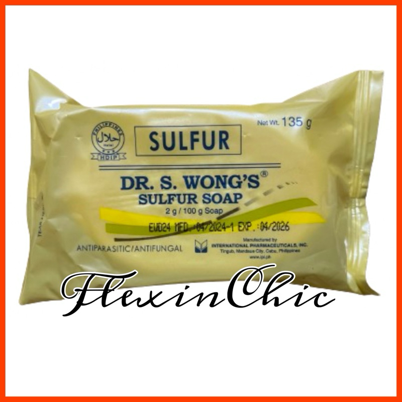 DR. S. WONG’S SULFUR SOAP ANTIPARASITIC / ANTIFUNGAL 135g | Shopee ...