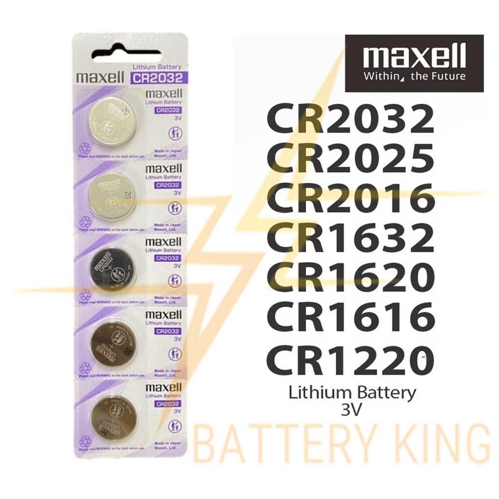Maxell CR2032 CR2016 CR2025 CR1632 CR1620 CR1616 CR1220 3VLithium Battery For Watch Calculator ...
