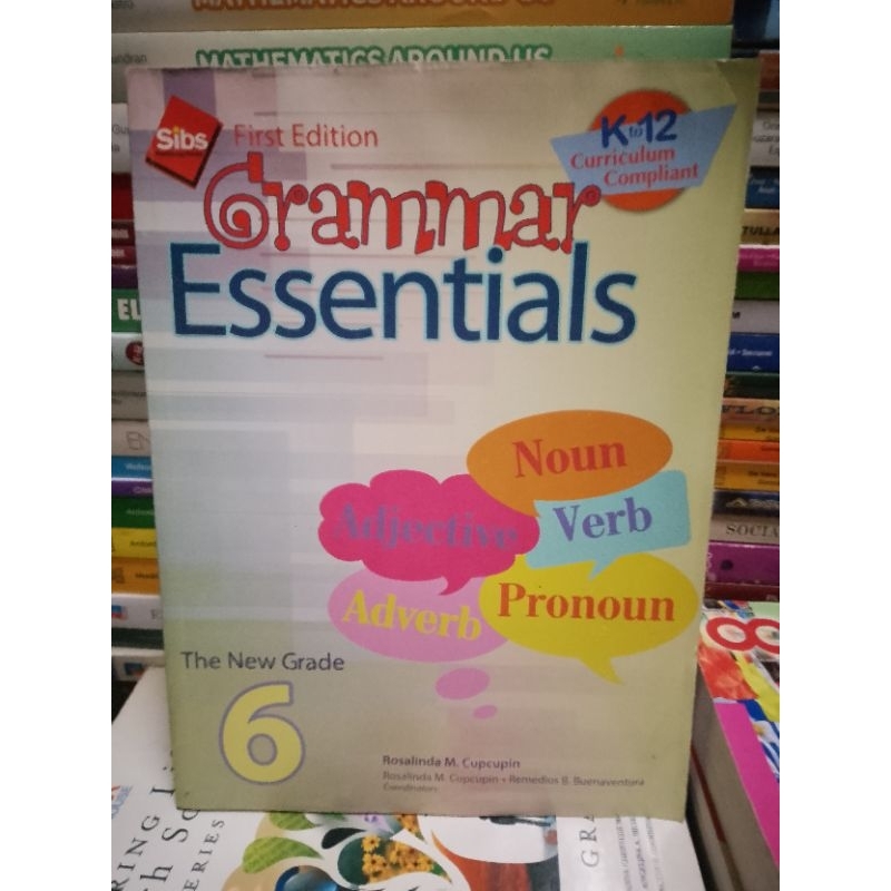 GRAMMAR ESSENTIAL FIRST EDITION grade 6 (brandnew | Shopee Philippines