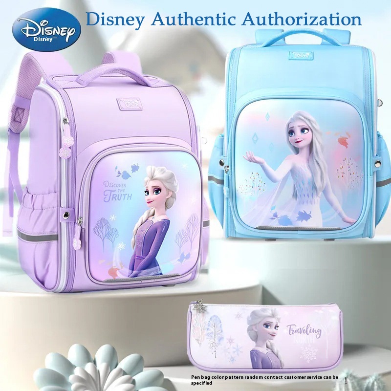 Disney elementary school backpack for girls in grades 1-3, waterproof ...