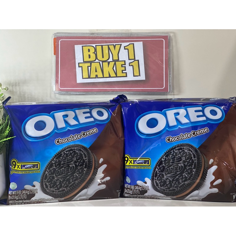 BUY 1 TAKE 1 OREO Chocolate Creme Chocolate / Vanilla Sandwich Cookies ...