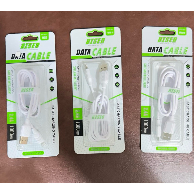 Bisen usb cord G997 micro typec iOS | Shopee Philippines