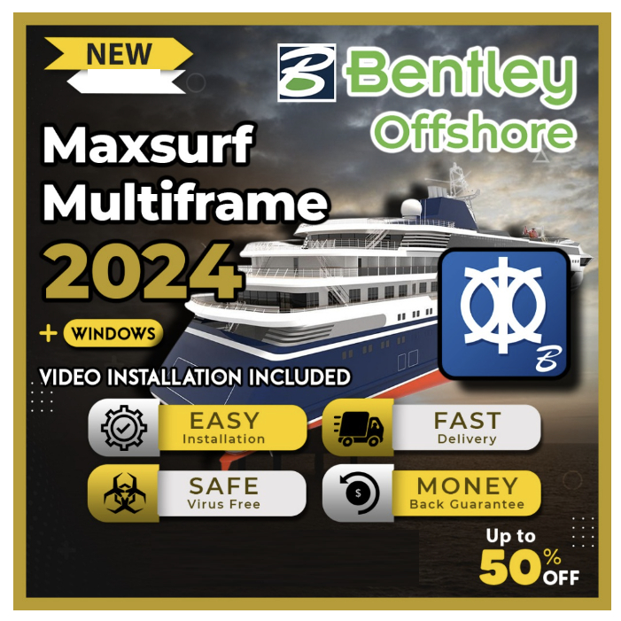 Maxsurf Multiframe v24.00 Latest 2024 FULL VERSION | NO EXPIRY | COMES ...