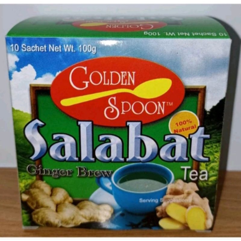 GOLDEN SPOON SALABAT HERBAL TEA 10SACHETS 100G | Shopee Philippines