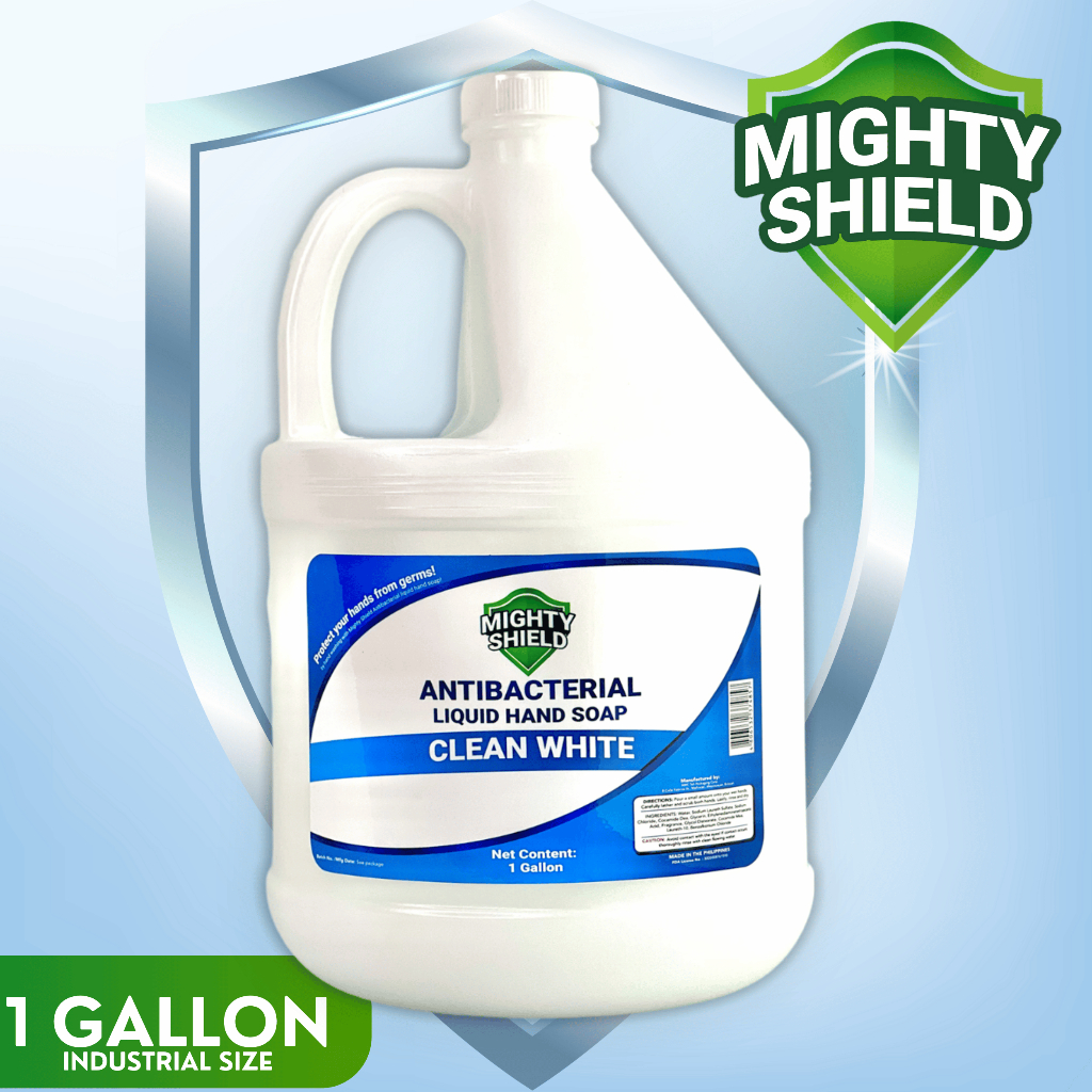 Mighty Shield Antibacterial Liquid Hand Soap - Shangrila Scent 1 GALLON ...