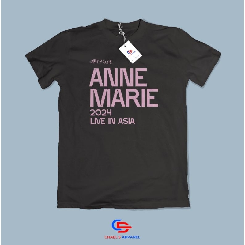 ANNE MARIE 2024 LIVE IN ASIA GRAPHIC T-SHIRTS (UNISEX) | Shopee Philippines