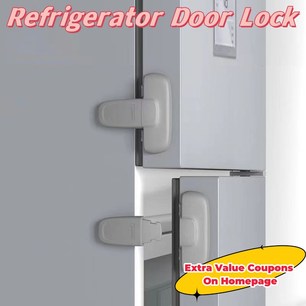 Refrigerator Door Fastener Lock Door Seal Fastener Anti-Opening Latch ...