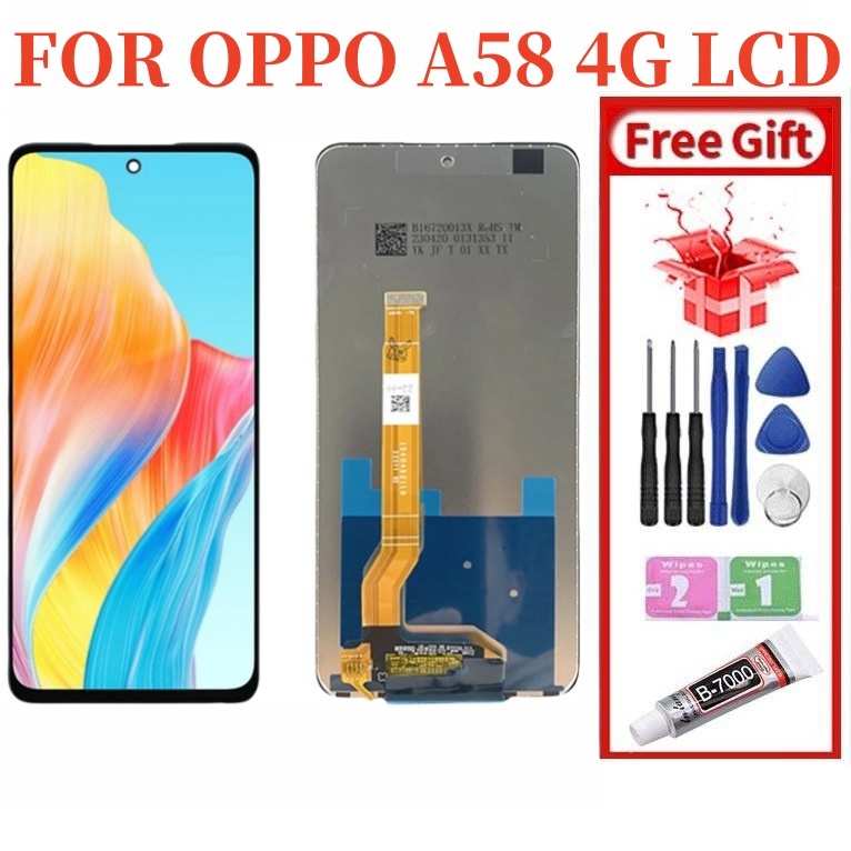 O R I G Lcd For OPPO A58 4G CPH2577 Lcd Display With Touch Screen ...