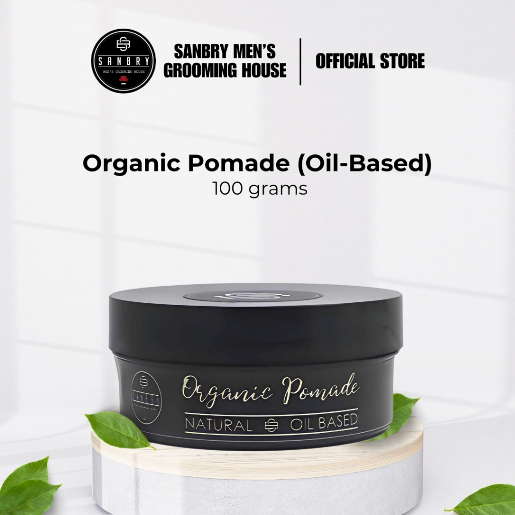 Sanbry Organic Pomade - Oil Based (100 grams) | Shopee Philippines