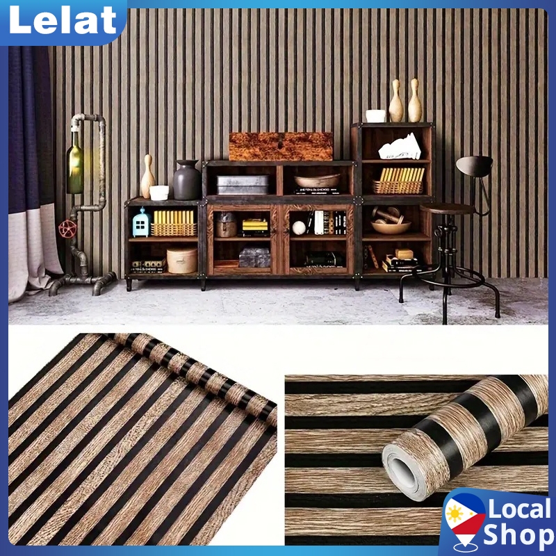 PVC Waterproof Self-Adhesive Decorative Wallpaper 3M*45CM Creative ...
