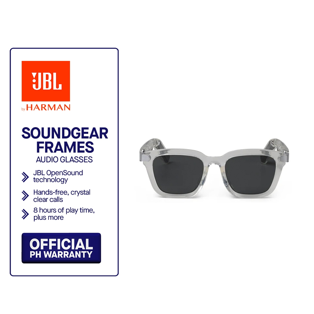 JBL SOUNDGEAR FRAMES AUDIO GLASSES Wearable wireless sound | Shopee ...