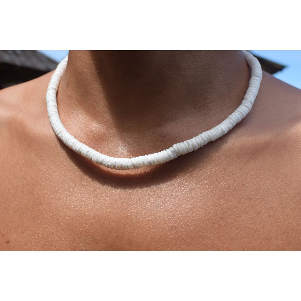 Hawaiian Clam Shell Puka Necklace Longer Sizes for Men | Shopee Philippines