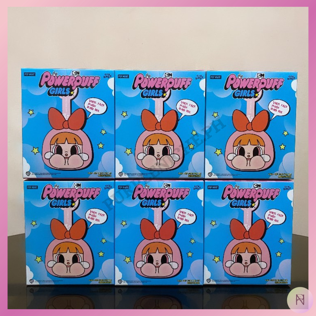 Pop Mart Crybaby x Powerpuff girls | PPG | Blind box | Vinyl Face Plush ...