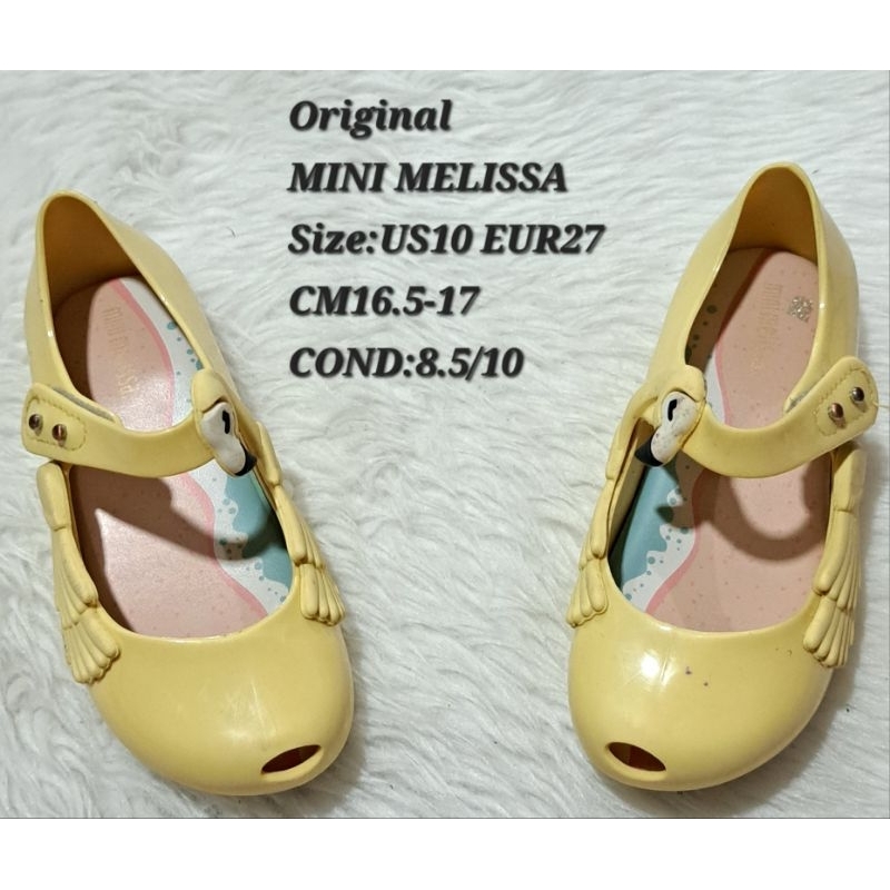 PRELOVED ORIGINAL MINI MELISSA US10 CM16.5-17 kids | Shopee Philippines