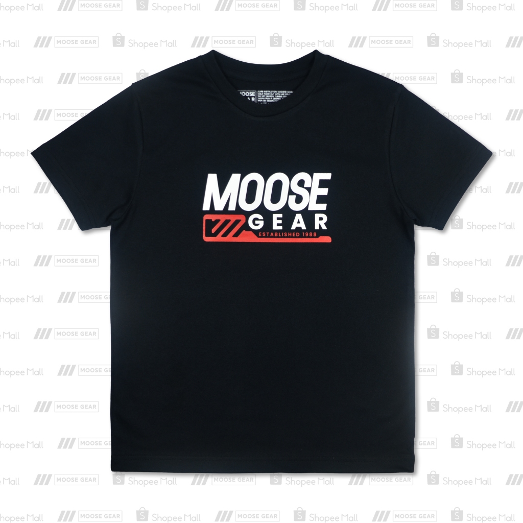 Moose Gear Black T-shirt With Print Details (TS-P 14384 LC) | Shopee ...