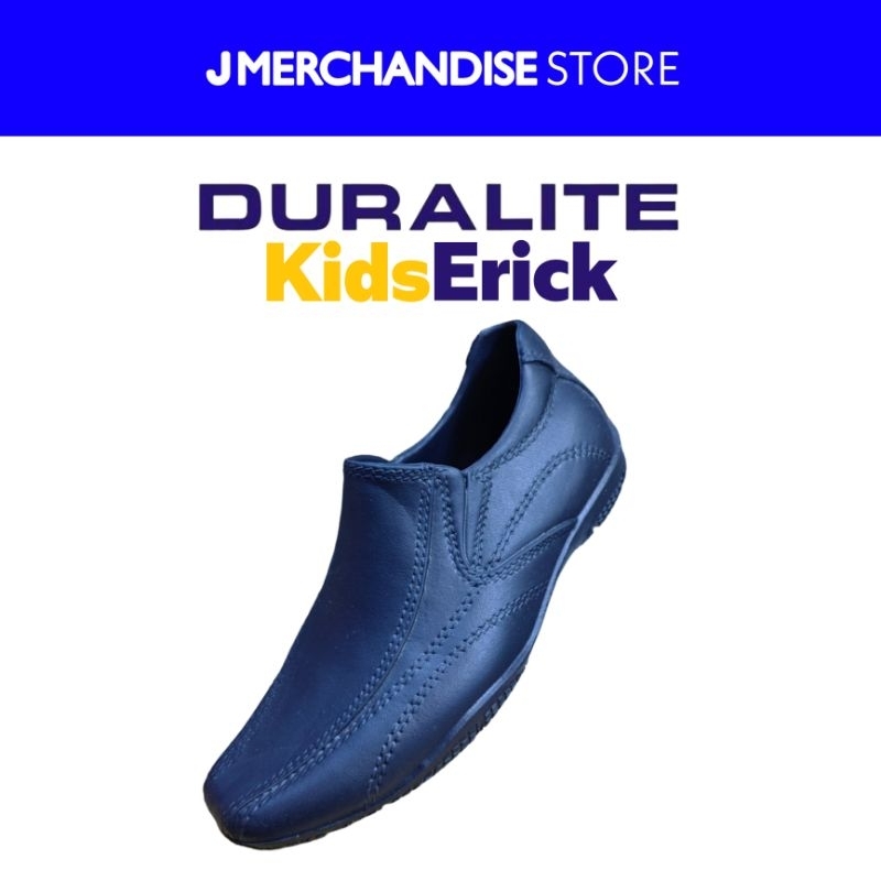 Duralite Kids Eric Black Shoes Waterproof | Shopee Philippines