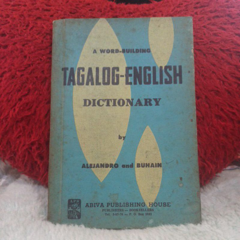 A Word Building Tagalog English Dictionary by Rufino Alejandro | Shopee ...