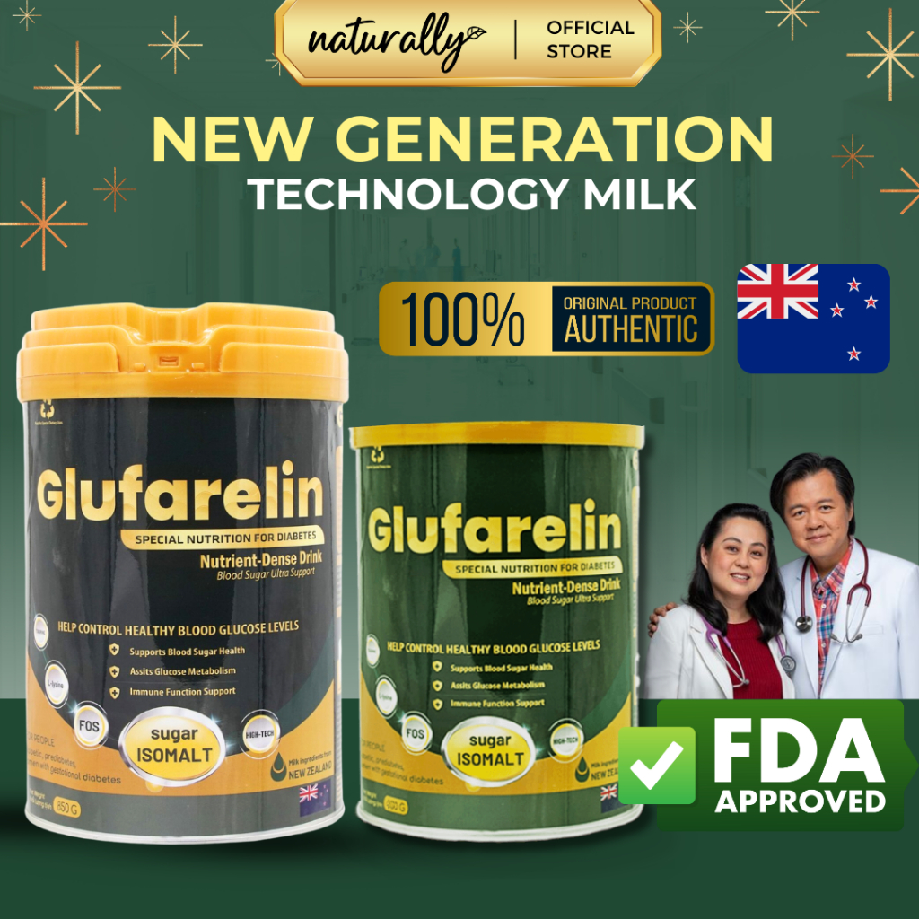 [LEGIT] NEW Glufarelin Gold Milk For Diabetic Support Help Control ...