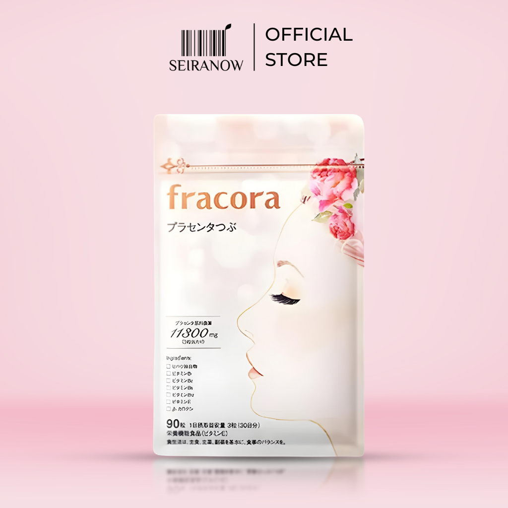 Fracora WHITE'st Placenta (11,300mg) Supplement 90 Tablets-from Japan ...