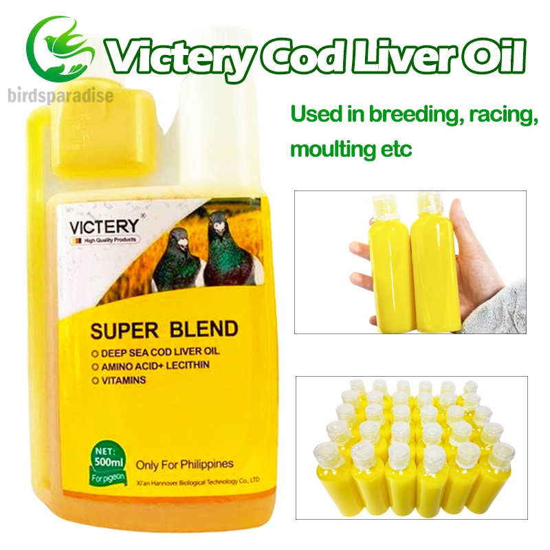 Premium Victery Super Blend Deep Sea Cod Liver Oil for pigeons to ...