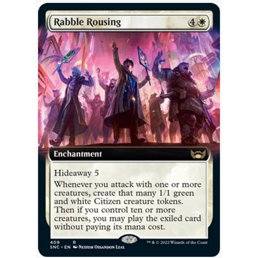 Rabble Rousing (Extended Art) - Streets of New Capenna (SNC) | Shopee ...