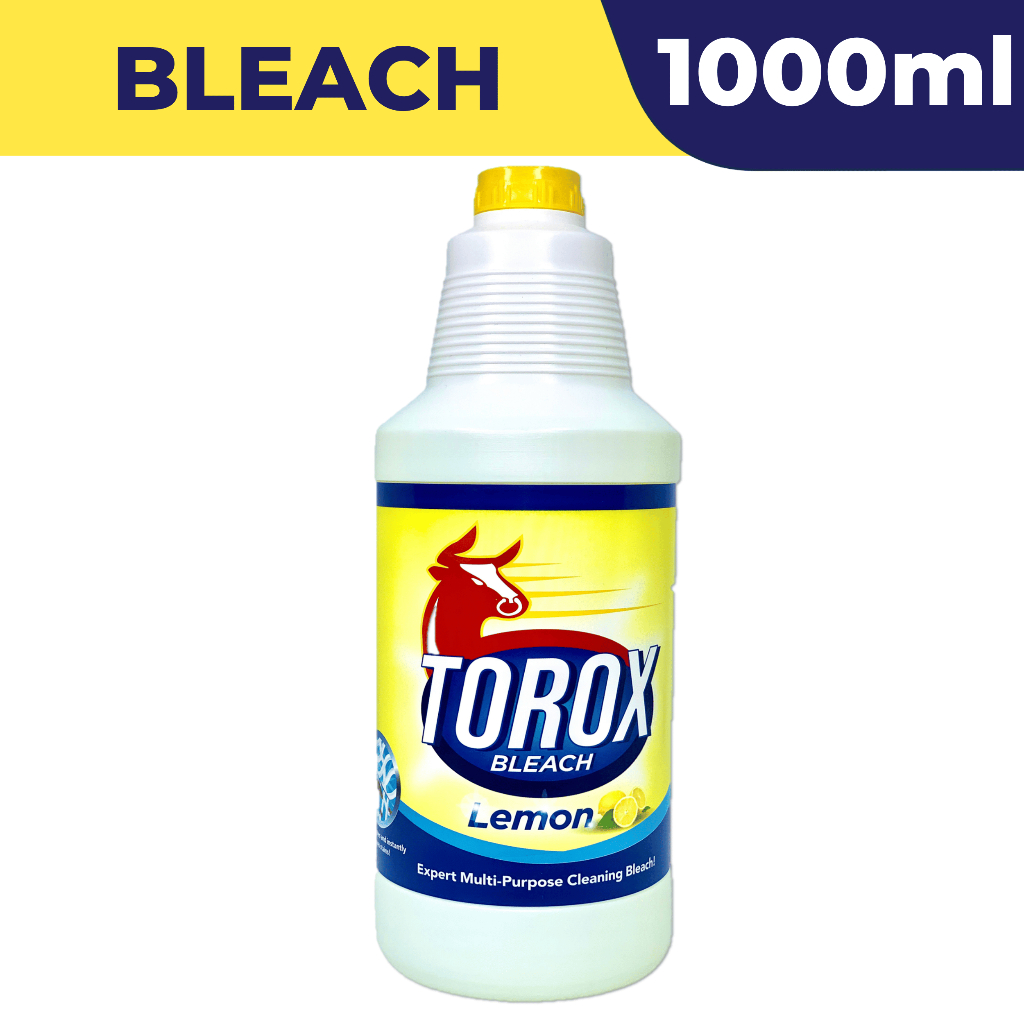 Torox Bleach Lemon Scent 1000ml - TOROX LEMON Bleach | Shopee Philippines