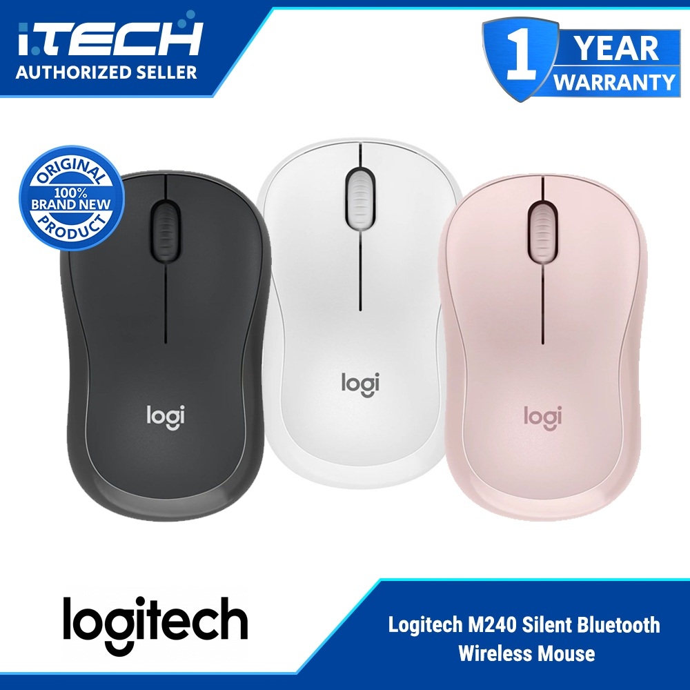 Logitech M240 Silent Bluetooth Wireless Mouse | Shopee Philippines