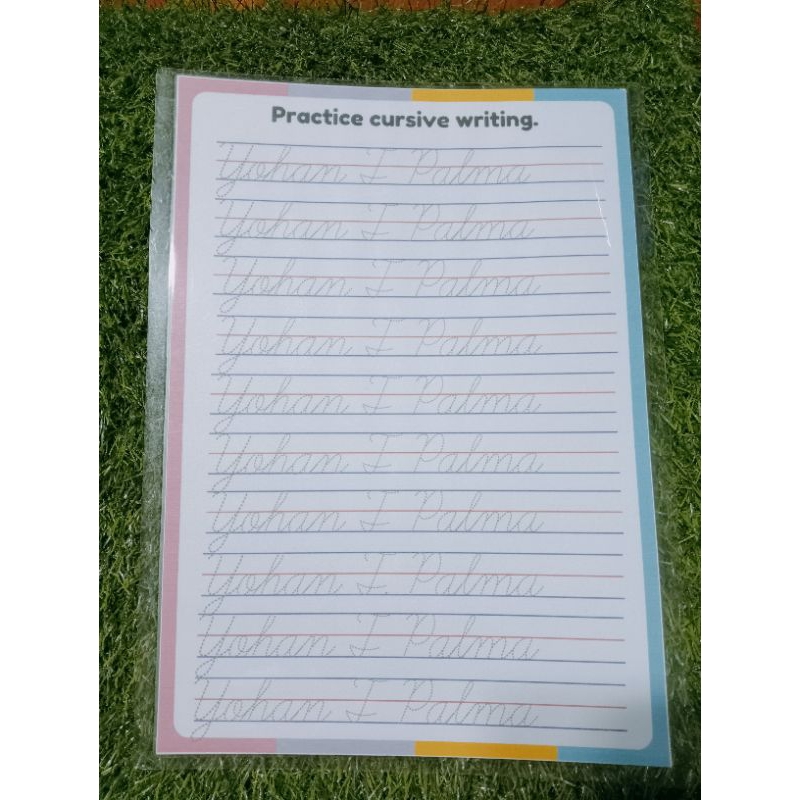 Cursive Tracing Sheet | Shopee Philippines