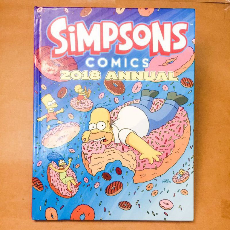 THE SIMPSONS COMIC BOOKS | Assorted, Anthology Annual Hardbound Homer ...