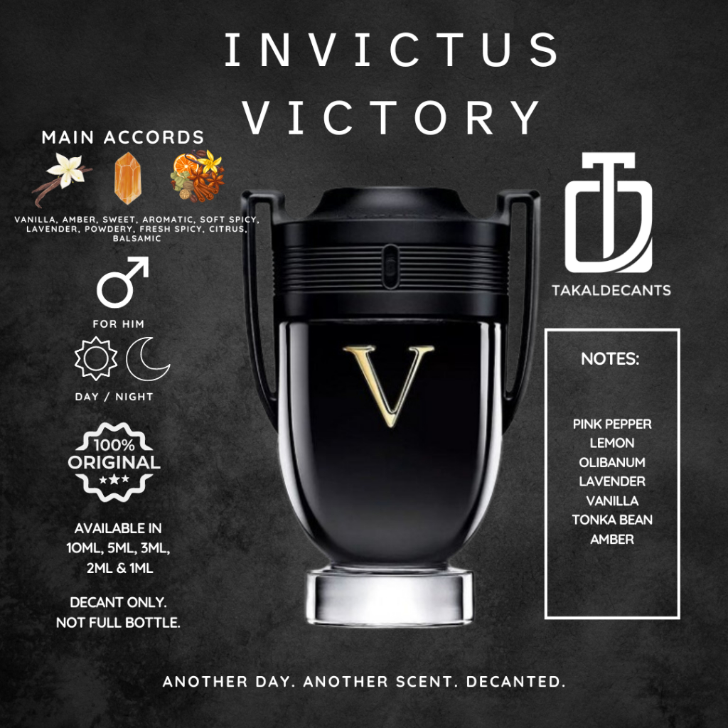 Perfume Decants - Invictus Victory (1ml/2ml/3ml/5ml/10ml) TAKALDECANTS ...