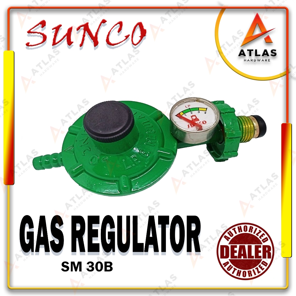 Sunco LPG Regulator with Pressure Guage and Safety Valve (SM 30B ...