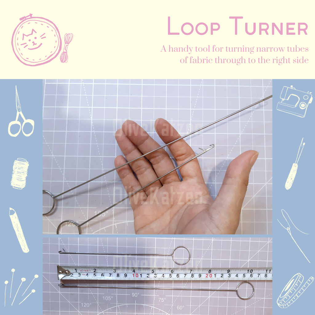Loop Turner Sewing Quilting Embroidery Hook Stainless Steel OliveKatzen | Shopee Philippines