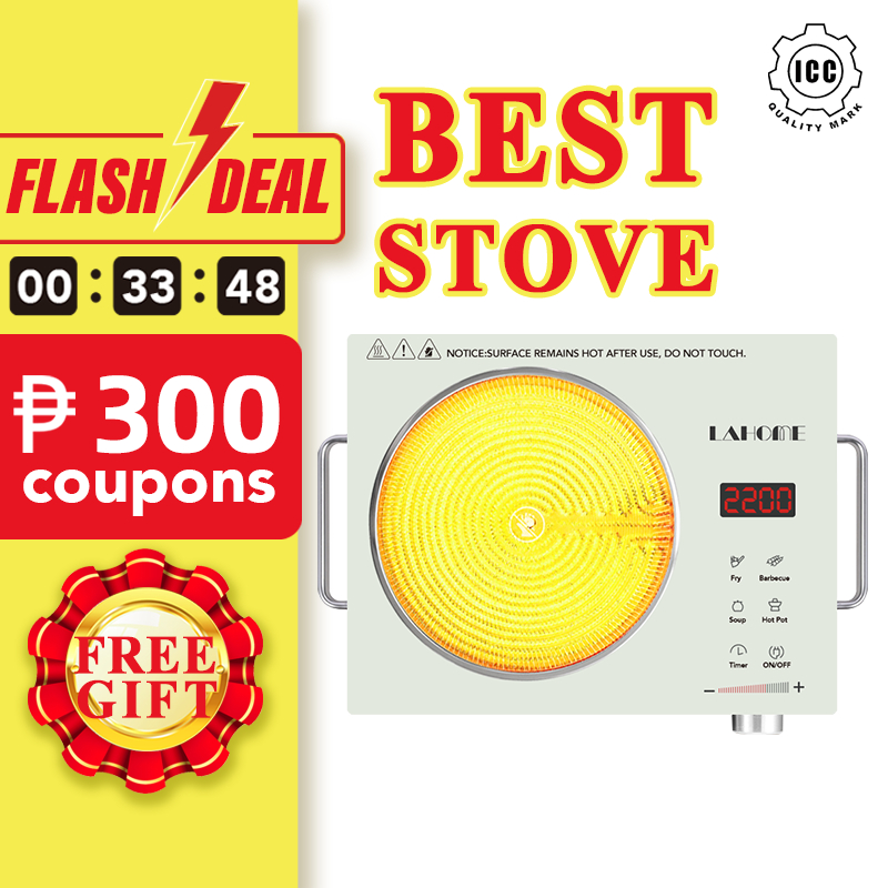 LAHOME Smart Electric Stove Infrared Ceramic Cooktop Digital Induction ...