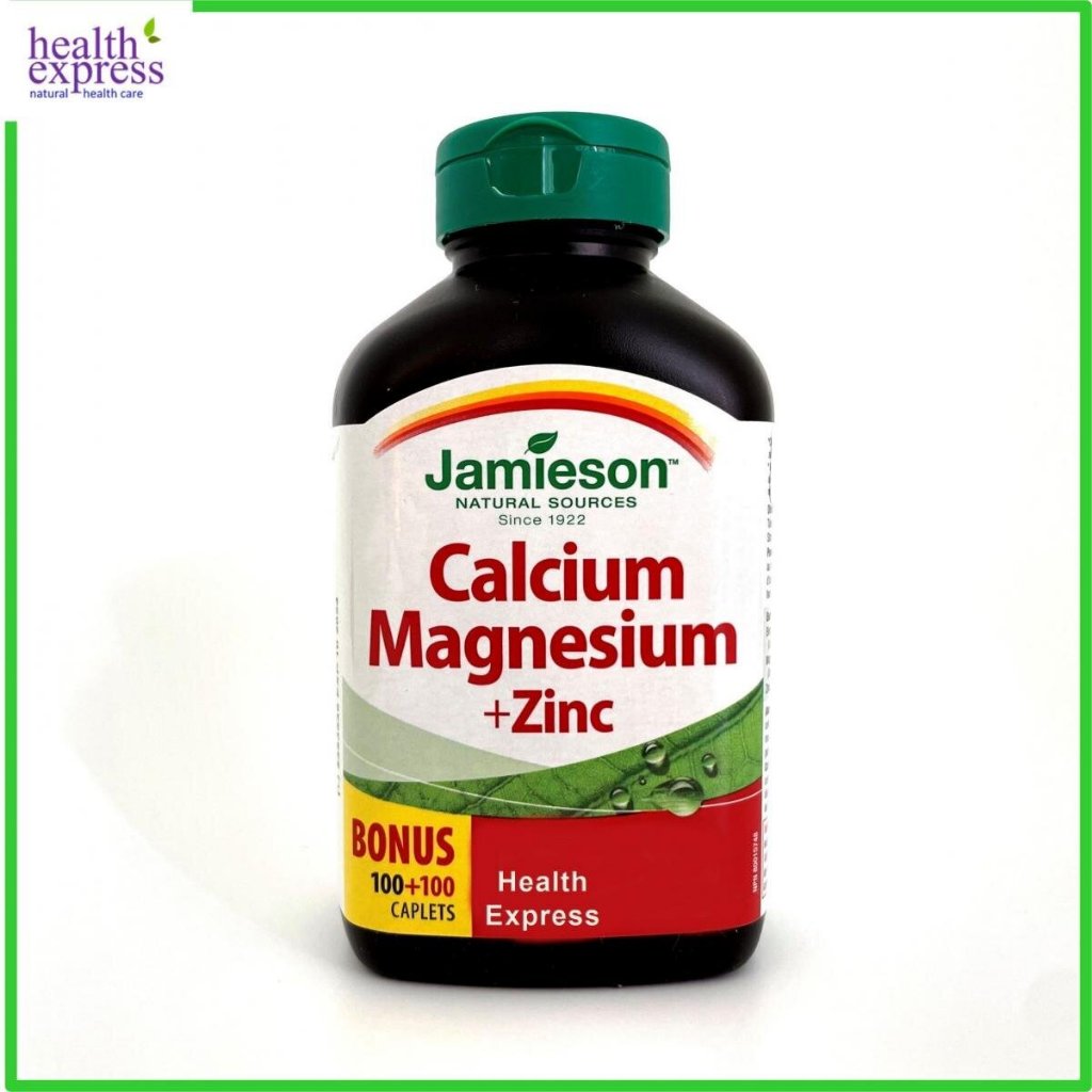 Jamieson - Calcium, Magnesium with Zinc (Bonus Pack) 200 capsules ...