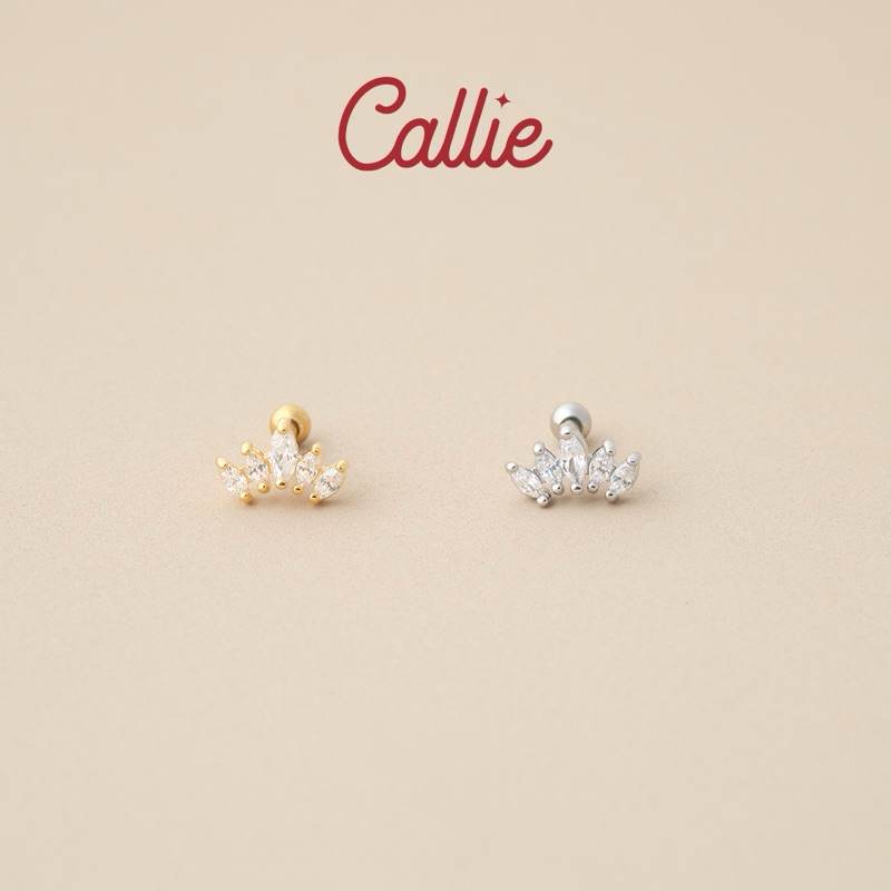 Callie Stainless Steel Candice Stud Piercing Helix Lobe Shop Callie ...