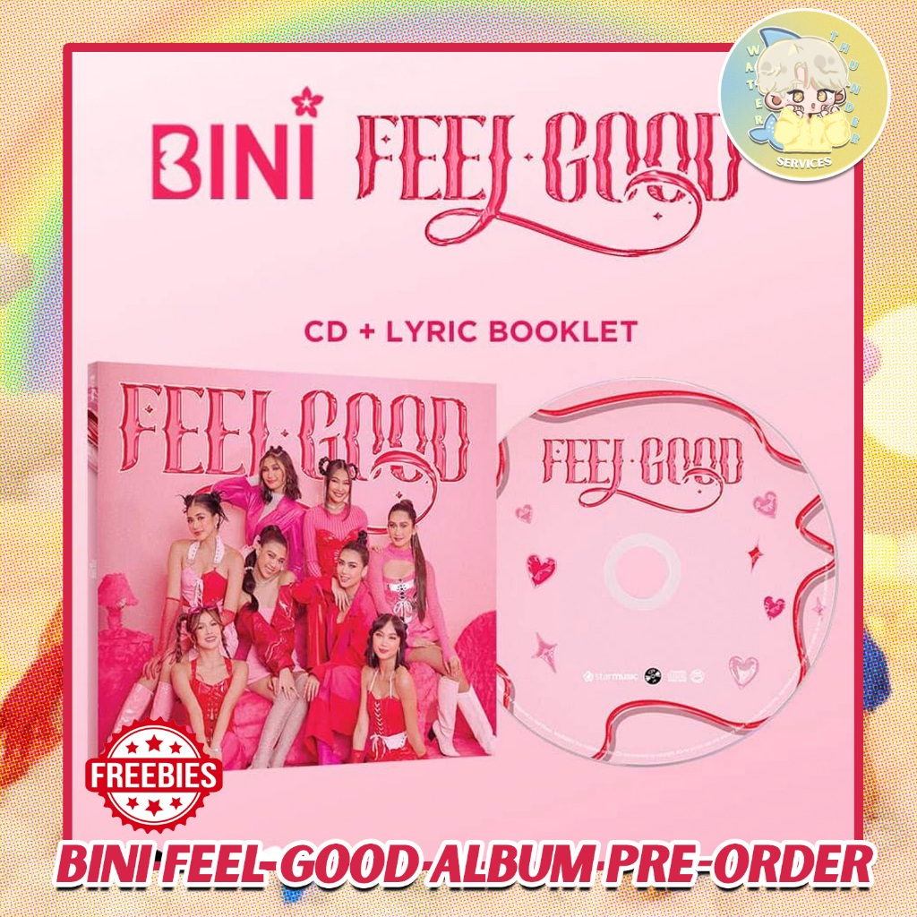 BINI I FEEL GOOD Physical Album No Fear Lagi HMTU Strings with ...